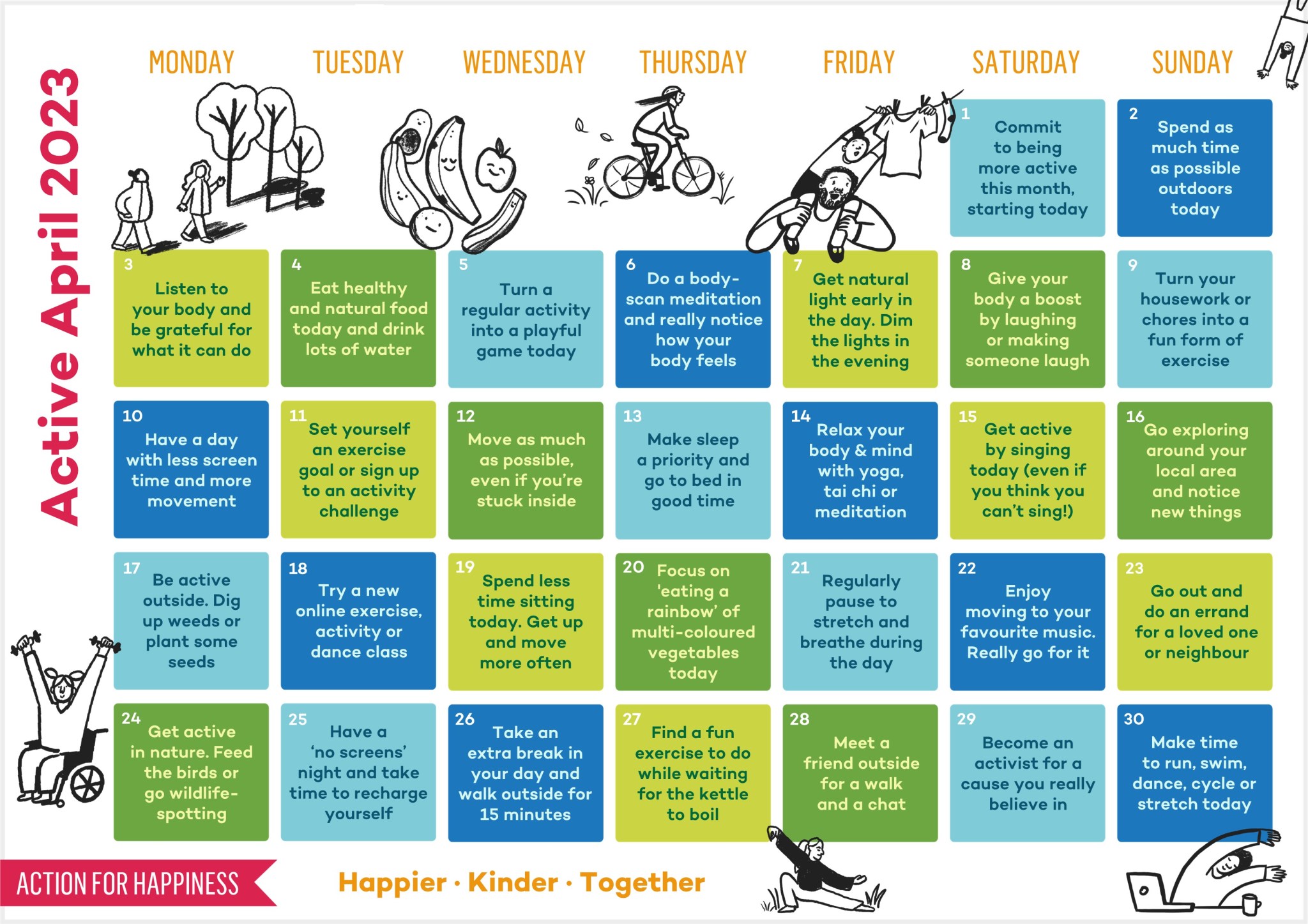 Tips for Active April 2023 – FHT Blog